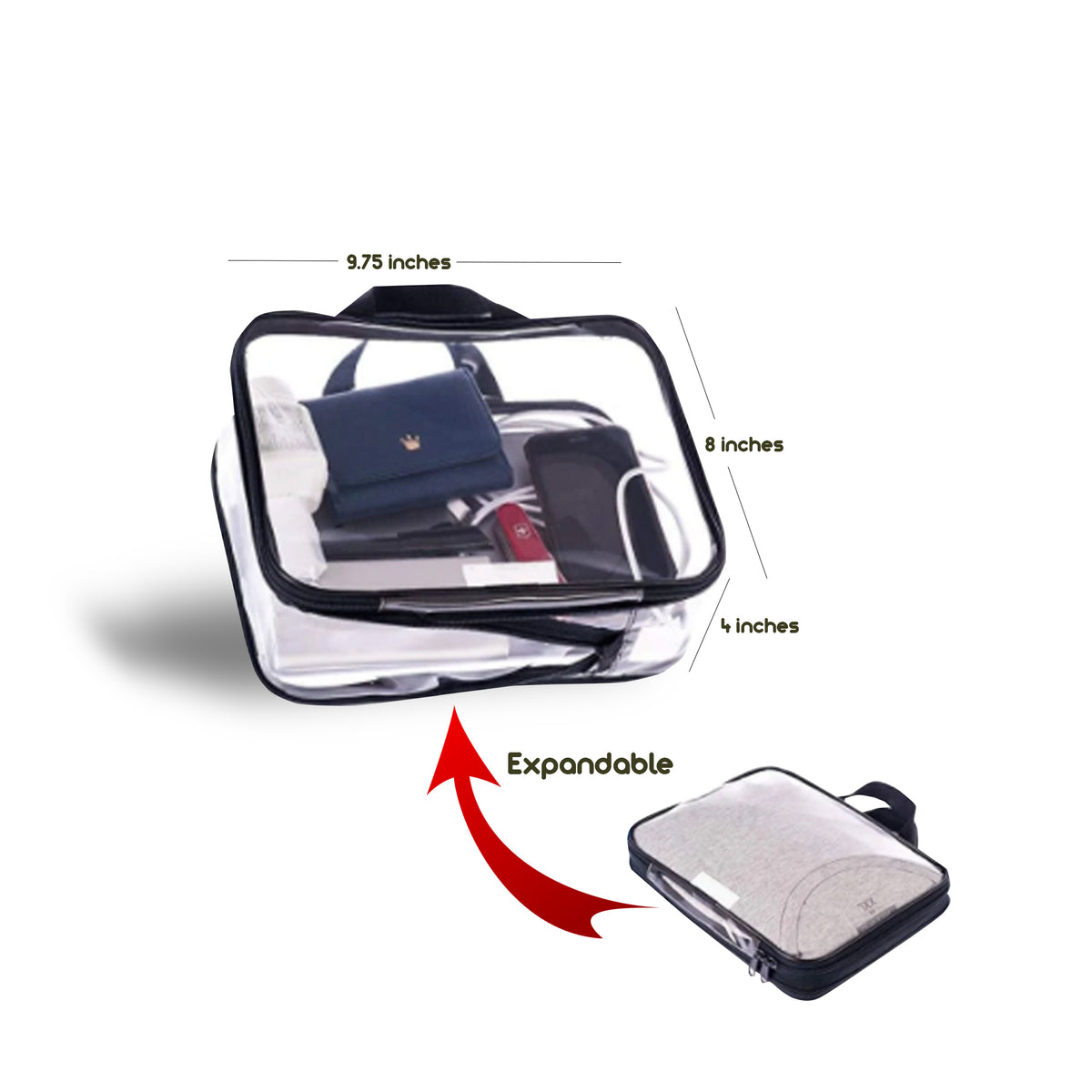 Clear Cube Case with Top Handle - Customizable Size and Printing ...