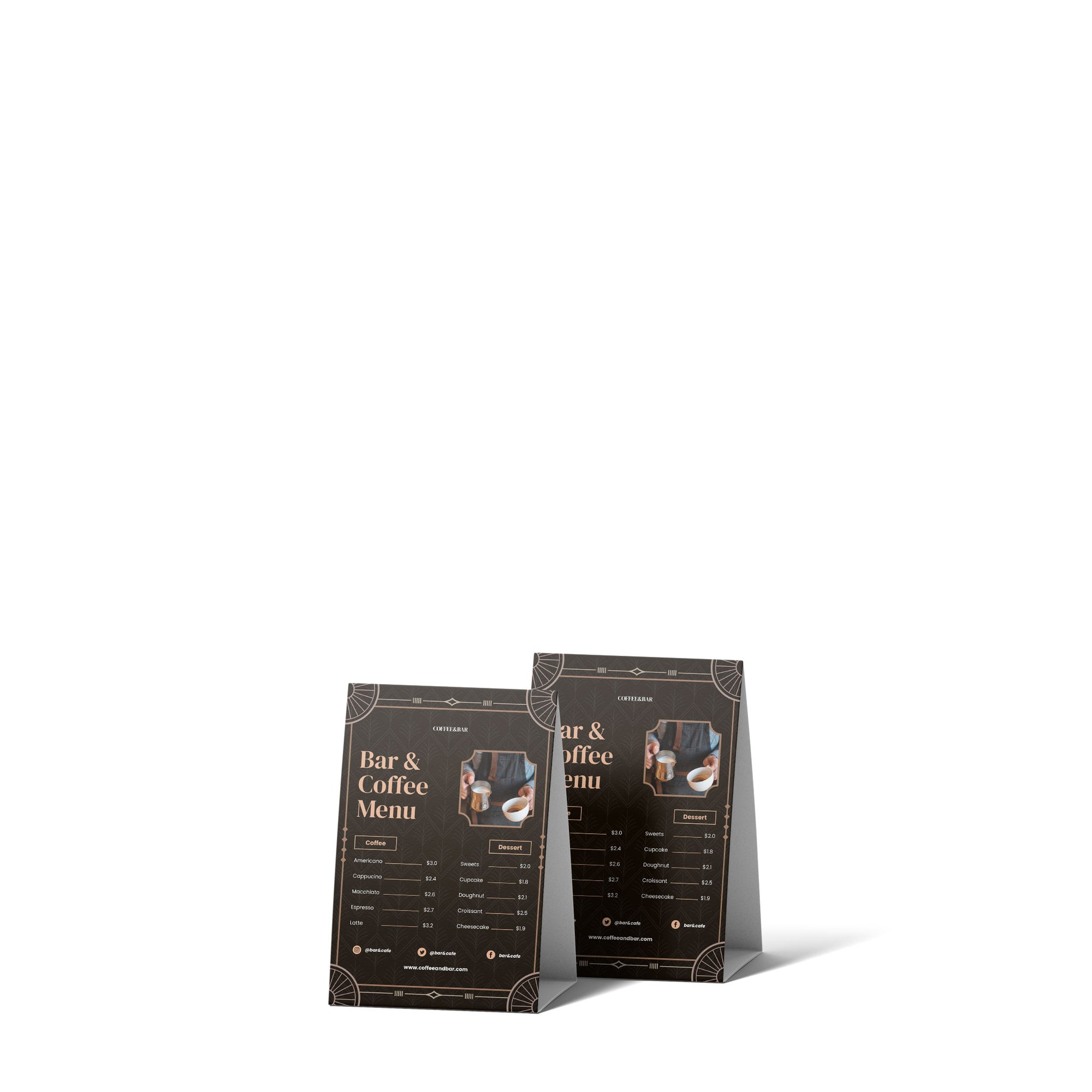 Tabletop Tent Signs - Customized Printing – Exodus Design Studio