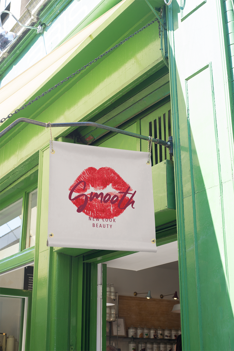 Outdoor Tarp Signage – Exodus Design Studio