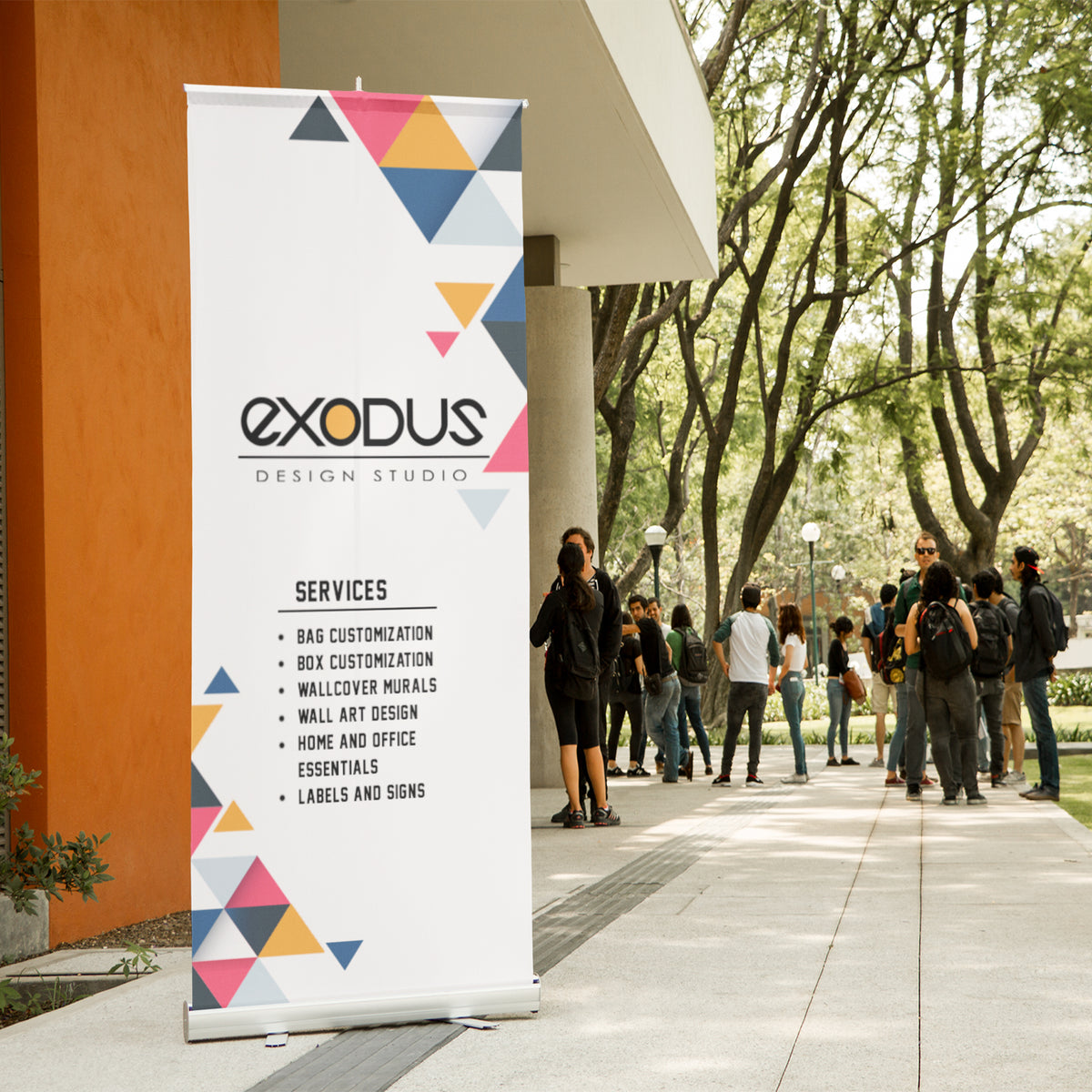 Retractable Roll Up Banner – Exodus Design Studio